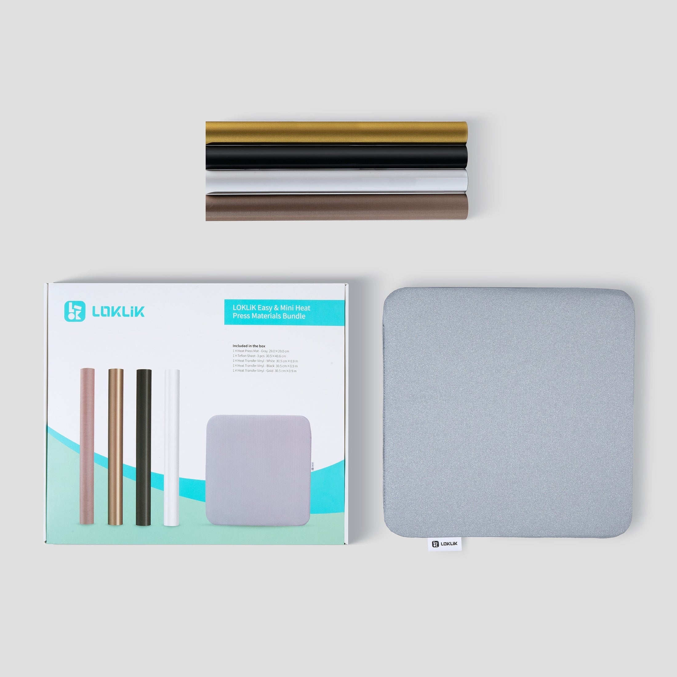 LOKLiK Starter Pack Mini & Easy Heat Press – 3ddruckboss